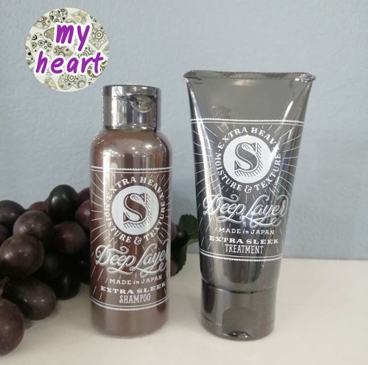 Deep Layer Extra Sleek Shampoo 80 ml/Treatment 60 g แชมพู ครีมนวดผม ...