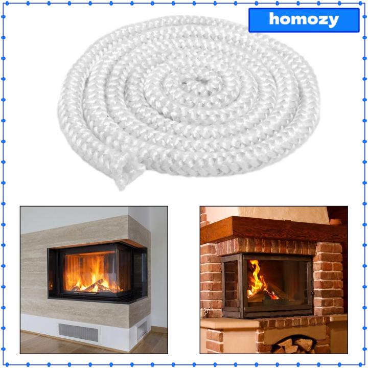 Homozy Wood Stove Door Seal Gasket Fiberglass Rope Seal Fires ...