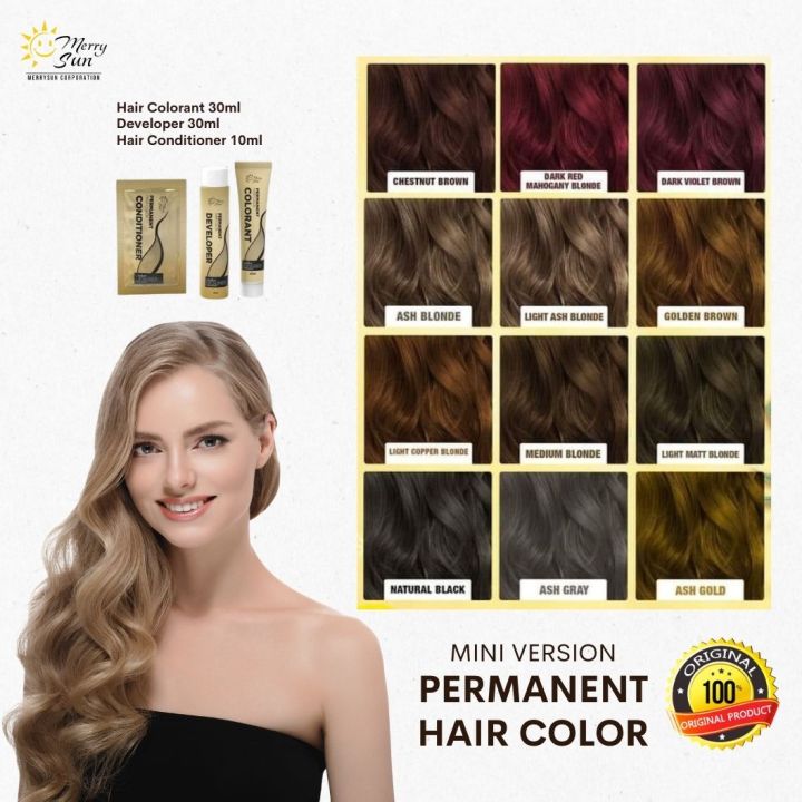 Merry Sun Permanent Hair Color Mini Version | Lazada PH