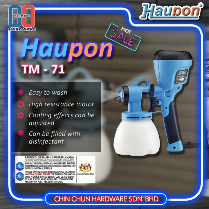 Haupon HVLP TM-71 Electric Paint Gun With Accessories | Lazada