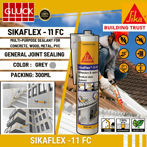 SIKAFLEX-11 FC (GREY) SEALING BONDING COLAGEM CAULK SEALANT | Lazada