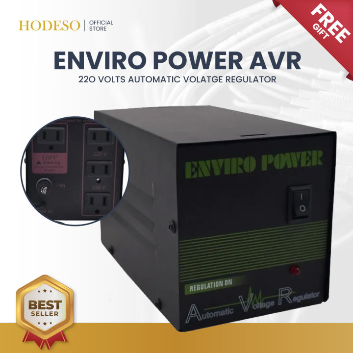 Hodeso Eco Power AVR for Computer, Automatic Voltage Regulator 110V ...