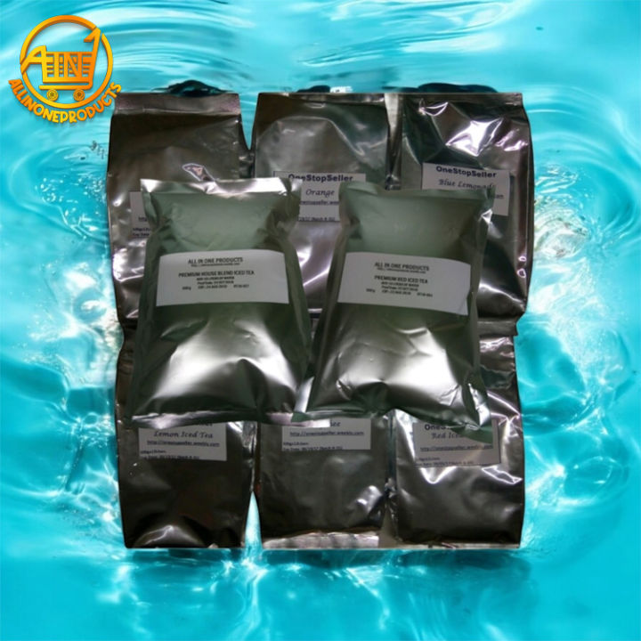 Blue Lemonade Powder & Lemon Iced Tea Powder & Red Iced Tea Powder ...