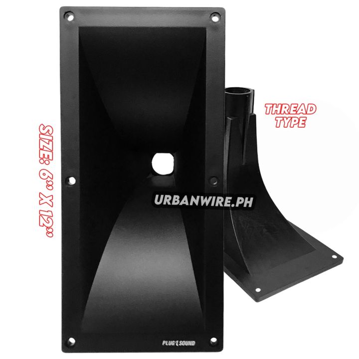 Plastic Horn 6"X12" Horn Thread Type For Tweeter Compression Driver ...
