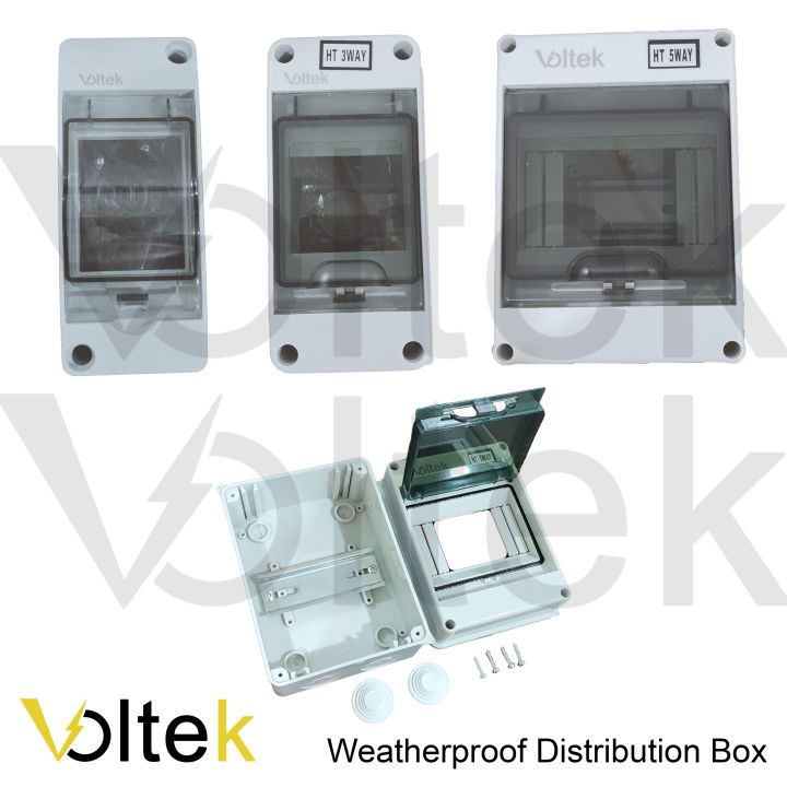 Weatherproof Distribution Box for Miniature Breaker Plastic Enclosure ...