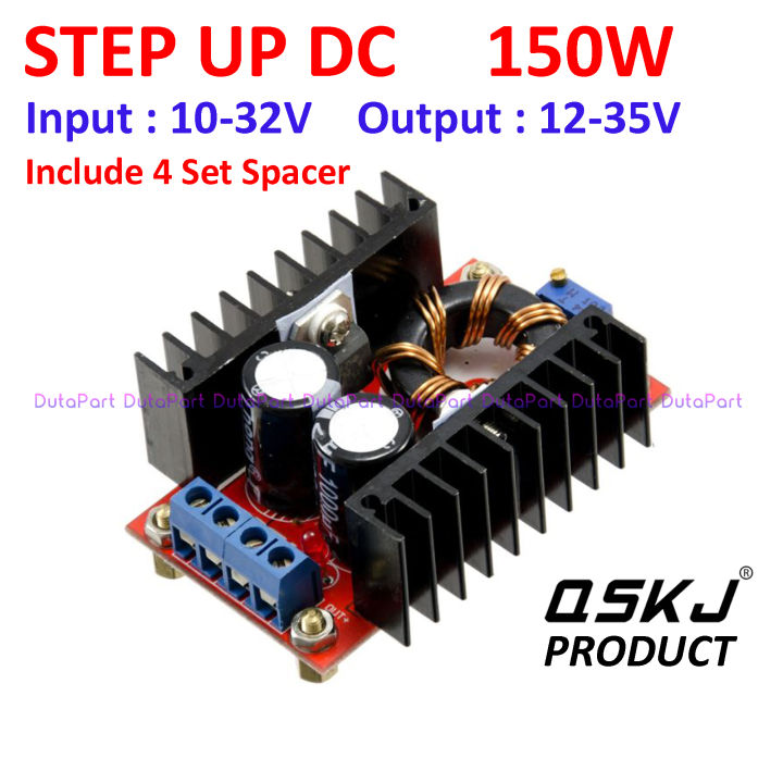 DC-DC Converter Step Up 150W 10-32V to 12-35V DC Boost StepUp 150 Watt | Lazada Indonesia