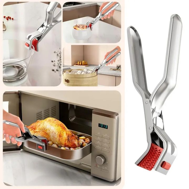 HJKL Retriever tong Kẹp chống bỏng Dày Tay cầm tiện dụng Kẹp kẹp chảo ...