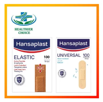 Hansaplast Elastic/ Universal (Water Resistant) Plaster 100's | Lazada