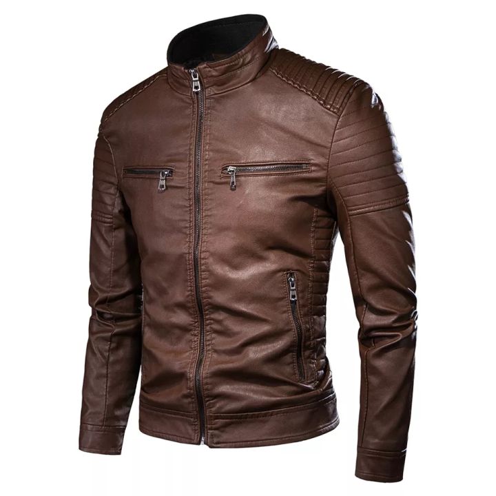 Jaket Kulit Domba Asli Premium PL-11 | Lazada Indonesia