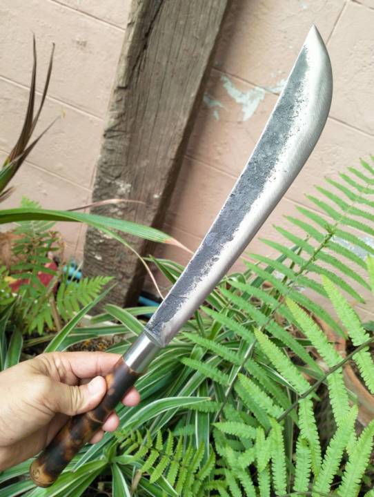 มีดลาบ มีดเหน็บ E-Nep มีดมาเชเต้ มีดใบตาย มีดเดินป่า มีดแคมป์ ใบ 11.3” SUP9 ตีร้อนชุบแข็ง ผิวไฟ ...