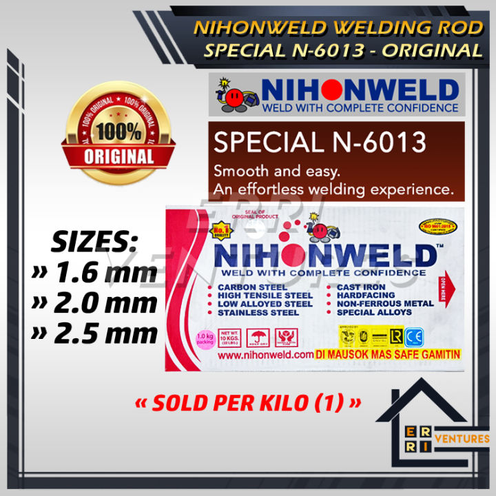 [Nihonweld] Welding Rod Special 6013 [1.6mm, 2.0mm, 2.5mm] | Lazada PH