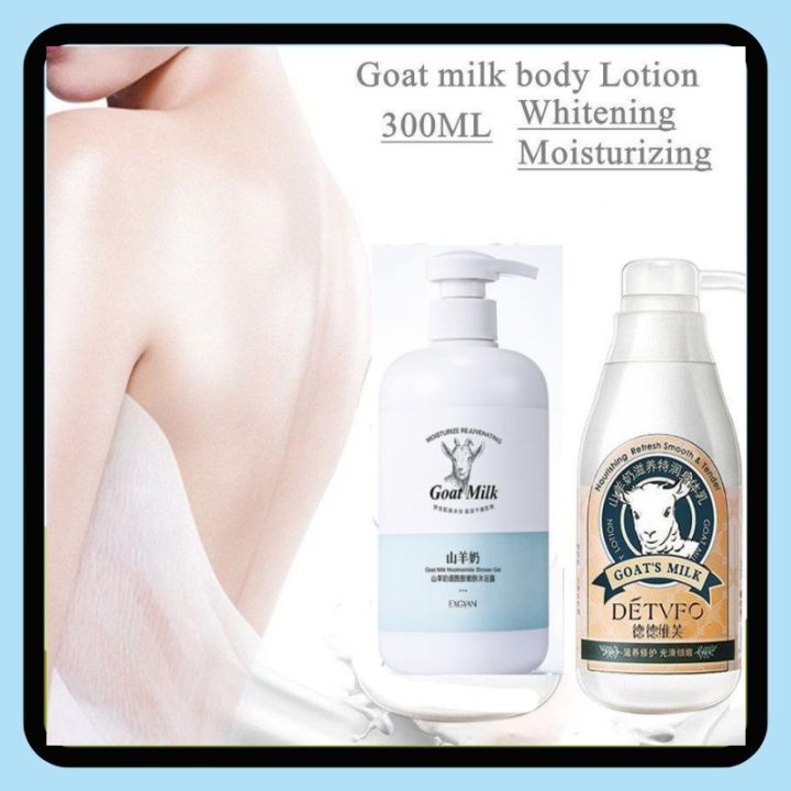 Goat Milk Whitening Body Wash Goat milk body Whitening Lotion Permanent ...