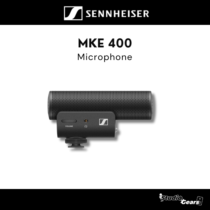 Sennheiser MKE 400 Highly Directional Compact Shotgun Microphone ...