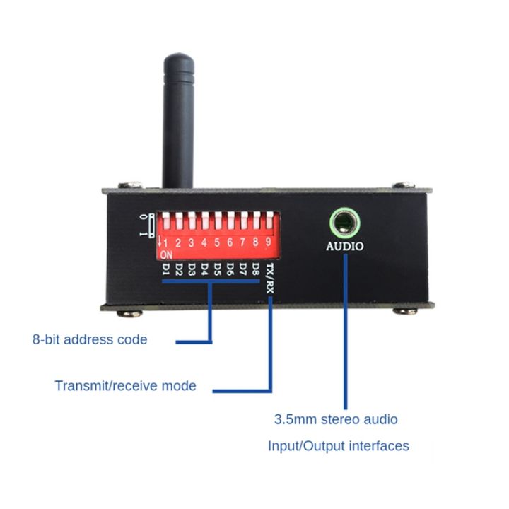 2.4G Hifi Wireless Audio Transmission Transceiver Supports One Transmitter and Multiple ...
