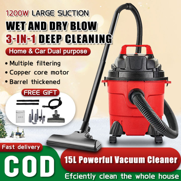 Original Vacuum Cleaner 15L 1200W Strong High-power Suction Barrel ...