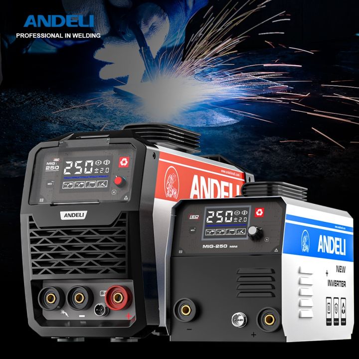S56 ANDELI MIG-250 Gasless MIG Welding Machine Household MINI MIG ...