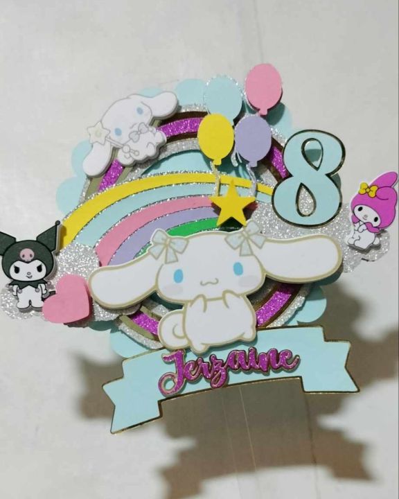 Cinnamoroll Cake Topper (3D/Layered) | Lazada PH