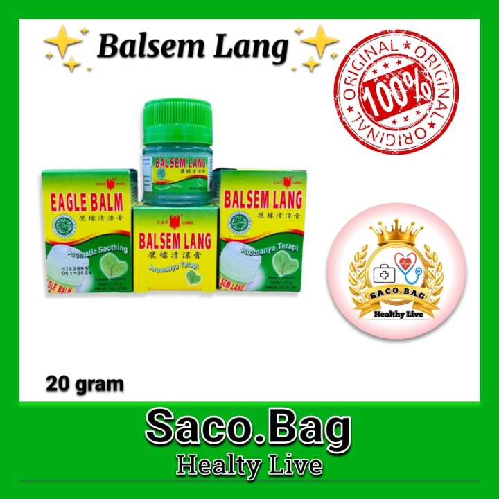 Balsem Lang - Eagle Balm - Balsem Cap Lang 20 gram | Lazada Indonesia