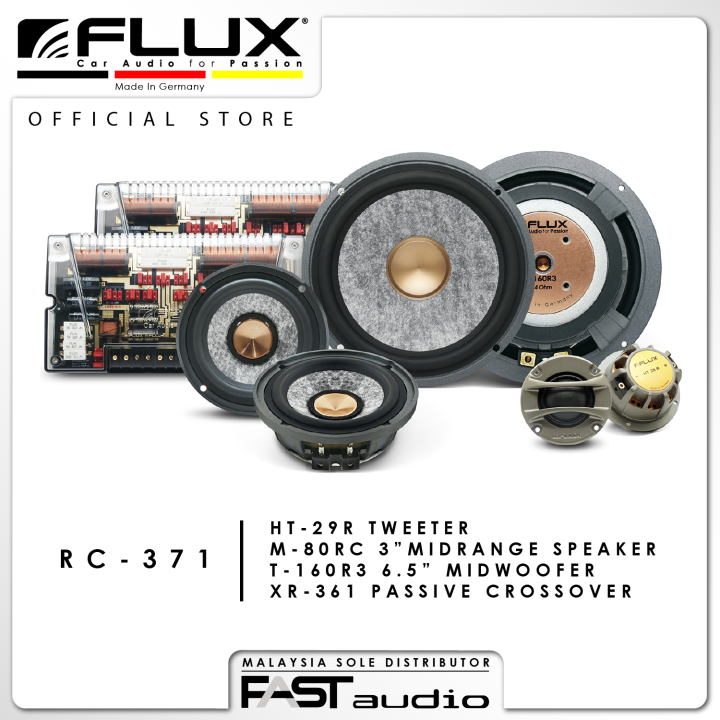 FLUX : RC-370 / Reference Series Car Speaker - [ FAST AUDIO ] | Lazada