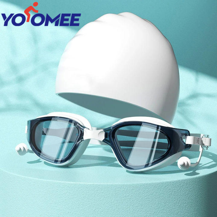 Yoomee แว่นตาแว่นตาว่ายน้ำแว่นตาว่ายน้ำกันฝ้า HD สำหรับผู้ใหญ่ชุดแว่นตา ...