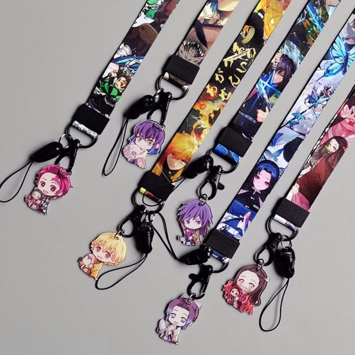 JFREF High Quality Anime characters Lanyards Keychain Webbing Hang Rope ...