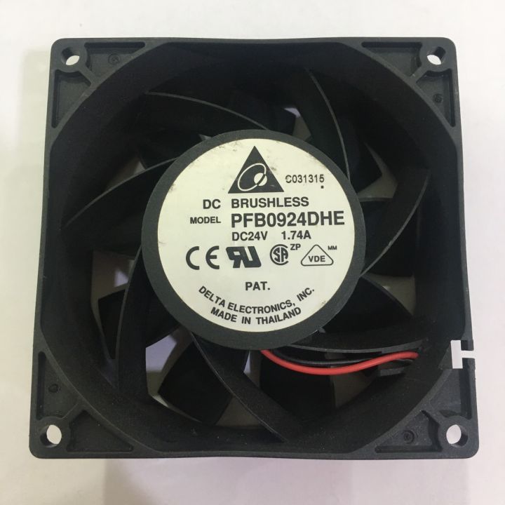 เดลต้า พัดลมระบายความร้อน FAN DELTA Model PFB0924DHE 24VDC 1.7A พัดลม ...