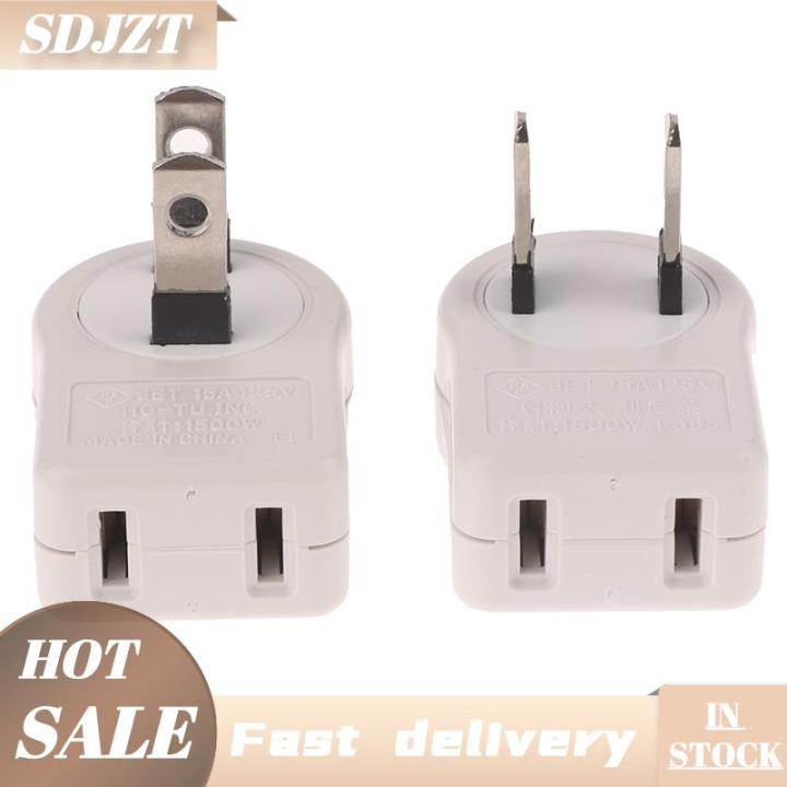 BJ🔩🔧🔗 US 2PIN 360 Angle Rotatable Power Socket Plug Adapter Foldable ...