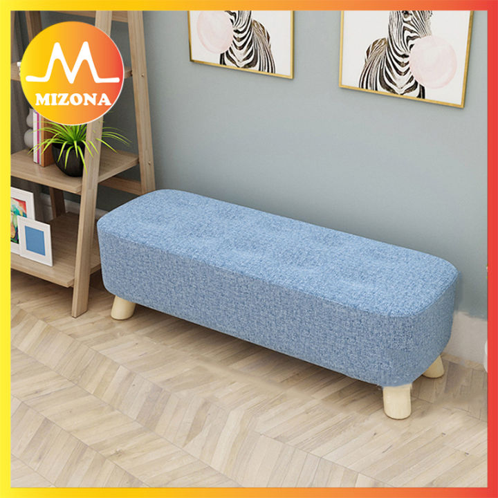 MIZONA Modern Living Room Chair Nordic Long Sofa Stool Bedroom Bed End ...