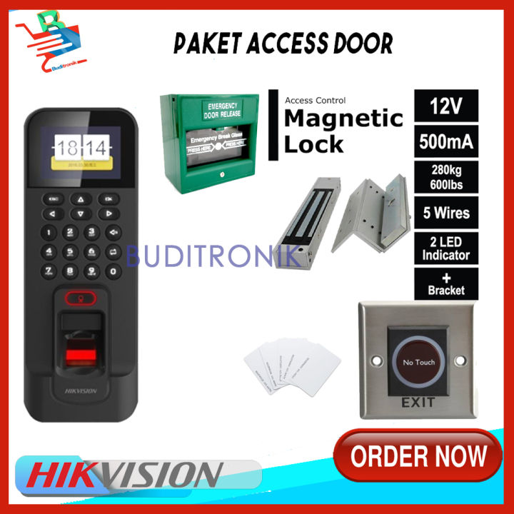 Paket Access Door HIKVISION DS-K1T804BEF Finger RFID Access Control | Lazada Indonesia