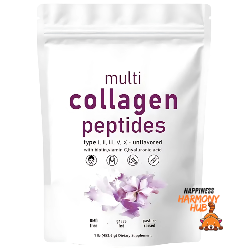 Multi Collagen Peptides Powder – Type I, II, III, V, X 🌸 Hydrolyzed | Grass-Fed | Pasture-Raised ...