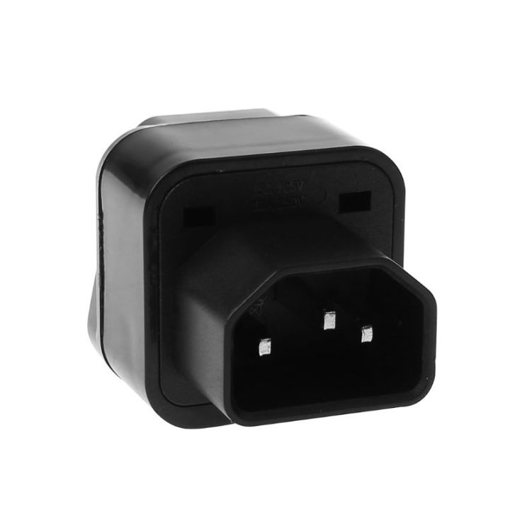 【Good medias】【Ready Stock】IEC 320 C14 To Universal Female Power Adapter ...