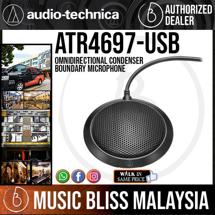 Audio Technica ATR4697-USB Omnidirectional Condenser Boundary ... Audio Technica ATR4697-USB Omnidirectional Condenser Boundary ...