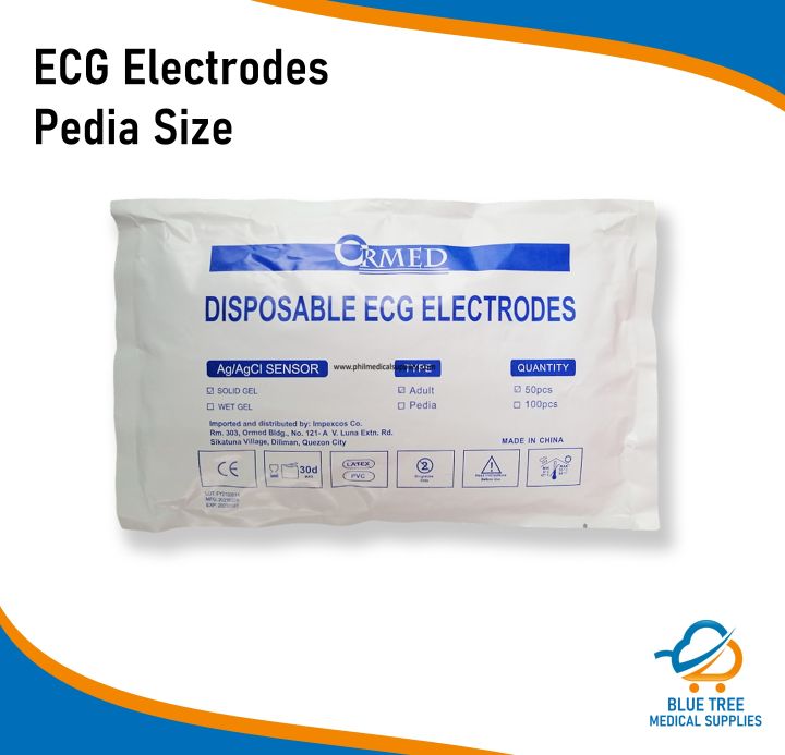 ECG Electrodes Disposable ECG Electrodes ECG Monitoring Electrodes Size ...