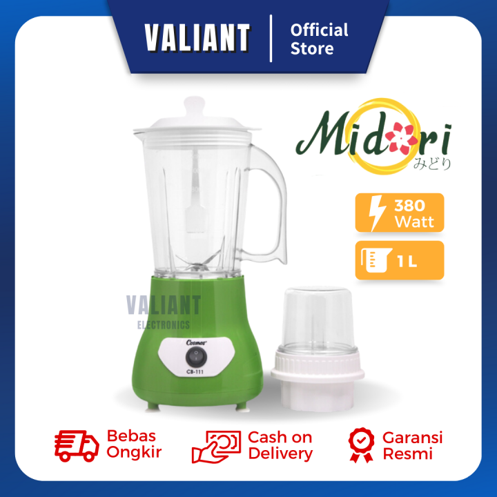 Cosmos Blender Plastik CB 111 / CB111 Midori Series – 1 Liter | Lazada ...