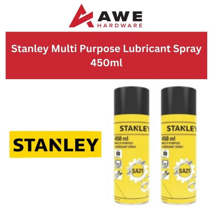 Stanley Multi-Purpose Lubricant Spray 450ml SA21 Motorcycle Garage ...