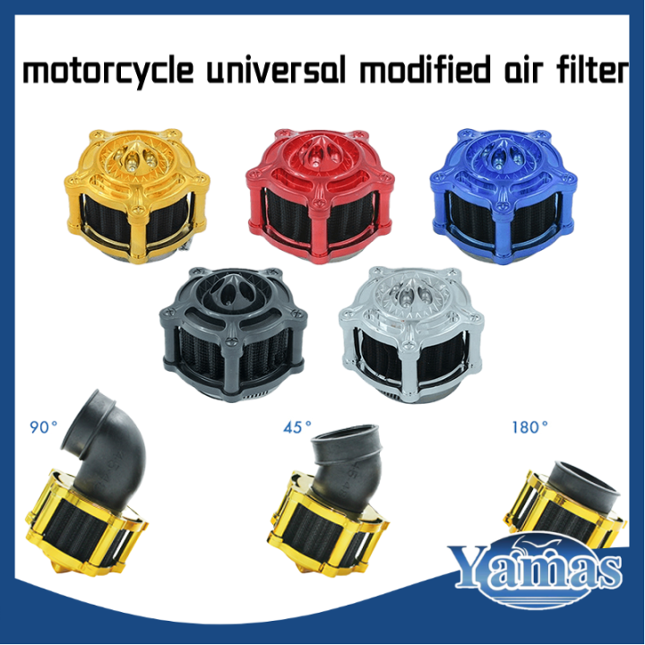 [YAMAS] Motorcycle Parts Air Cleaner Air Filter Small Mushroom Head ...