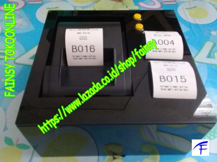 mesin antrian tiket dua tombol | Lazada Indonesia