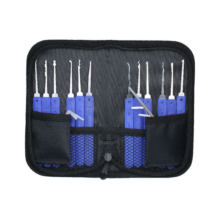 Smart Sensor 17 PCS Lock Picking Set with Storage Organize Bag Practice ...