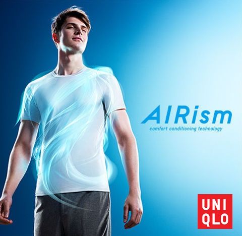 UNIQLO Men Airism รุ่นผ้ายืด คอกลม XL XXL เทา ดำ ขาว น้ำเงิน | Lazada.co.th