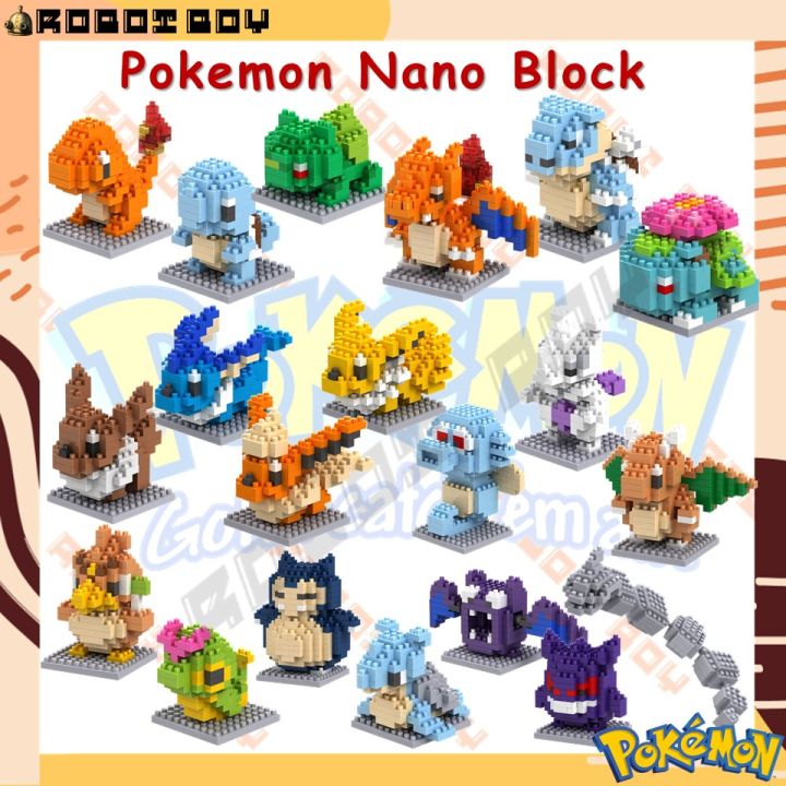 🔥OFFER PRICE🔥Ready Stock Pokemon Nano Block Diamond Building Block Toy ...