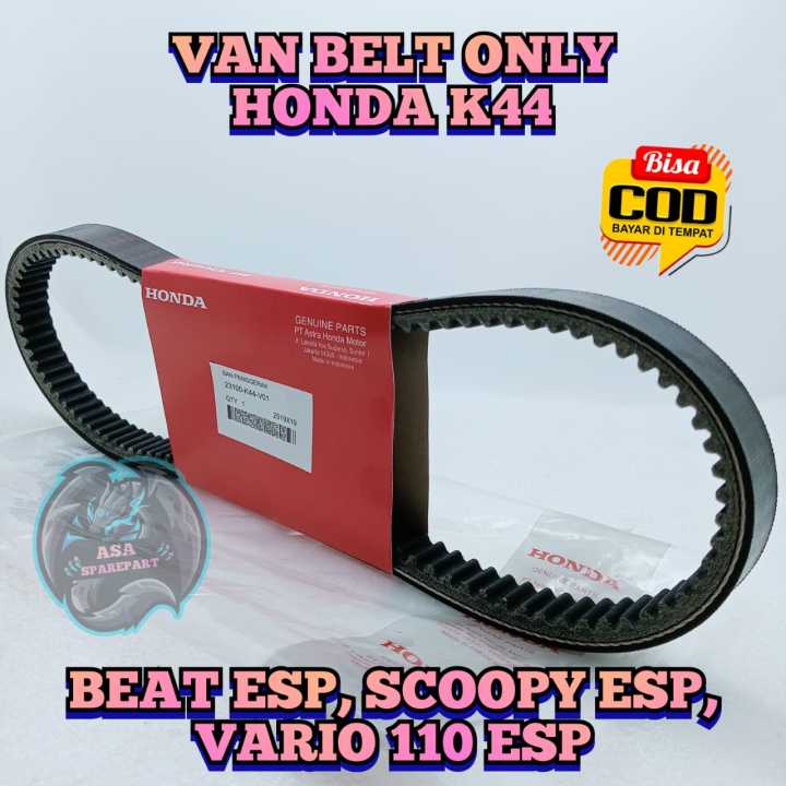 VANBELT V BELT HONDA K44 KUALITAS ASLI ORIGINAL HONDA AHM PRESISI BEAT POP BEAT ESP BEAT SPORTY ...
