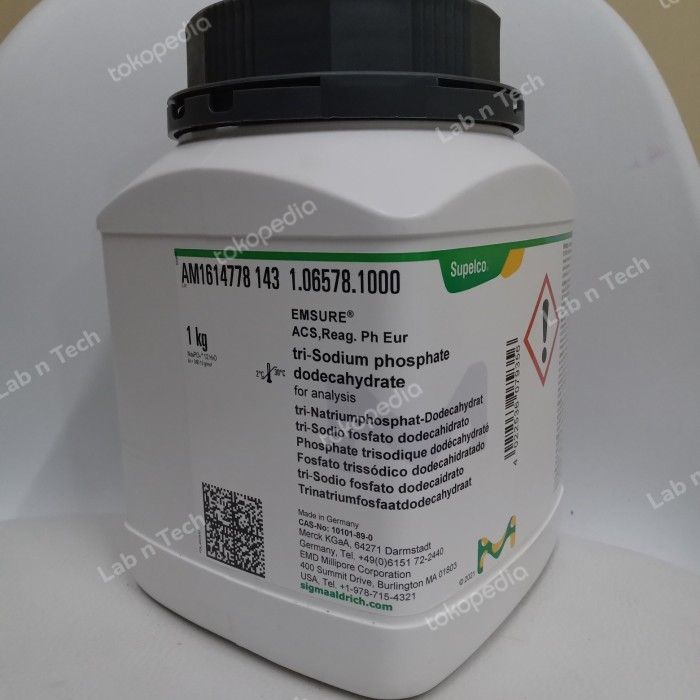 1.06578.1000 tri-Sodium Phosphate Pro Analisis 1 kg Na3PO4 Merck | Lazada Indonesia