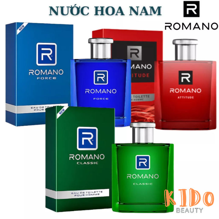 Nước Hoa Nam ROMANO Classic Pour Homme EDT 100ml xịt thơm body romano ...