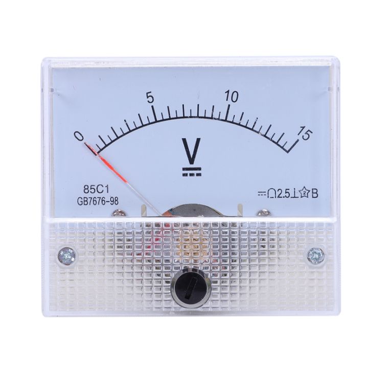 85C1 Fine Tuning Dial Analog Volt Panel Meter Gauge DC 0-15V | Lazada PH