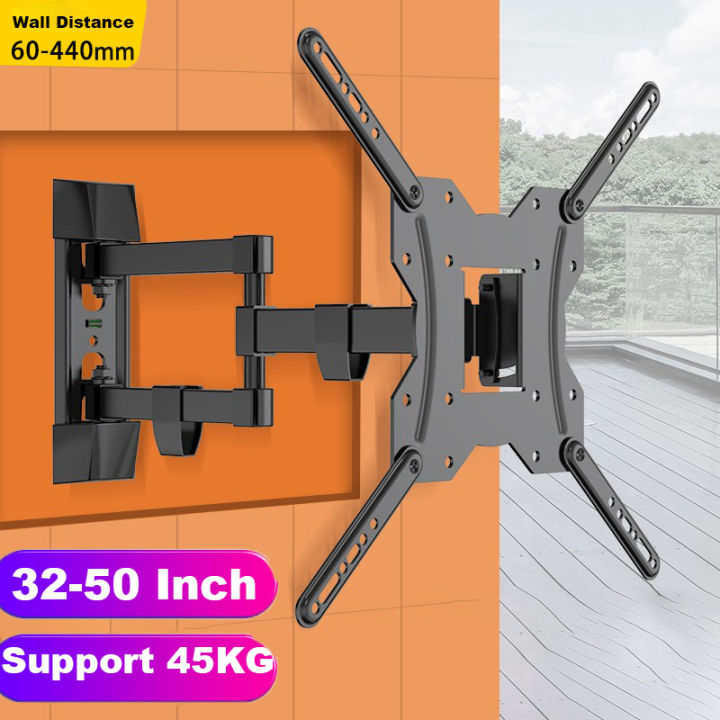 TV Wall Mount Bracket for 14 to 55 inch LCD/LED TV Retractable ...