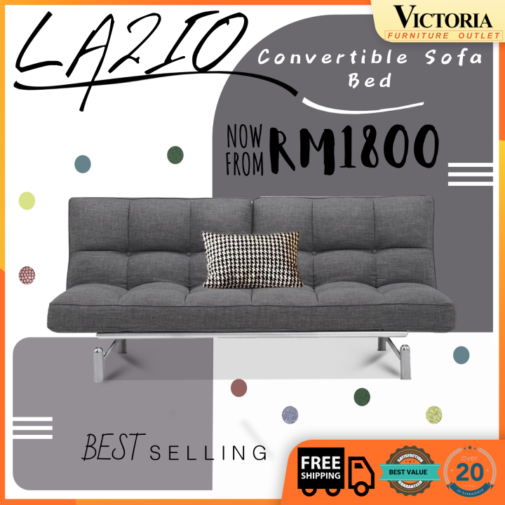 Lazio Convertible Sofa Bed / Modern / Elegant / Sofa Bed/Katil sofa ...