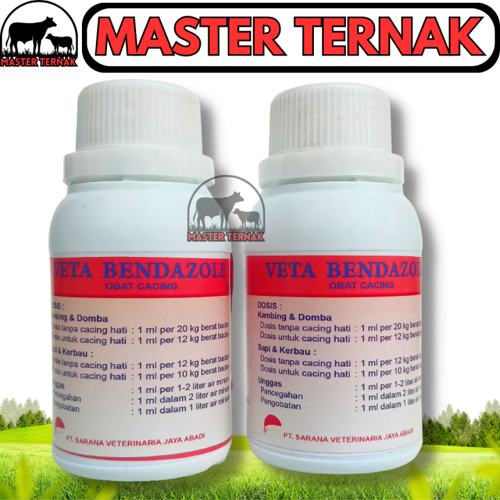 VETA BENDAZOLE 100 ml - Obat Cacing Kambing 100 ml - Obat Cacing Sapi ...