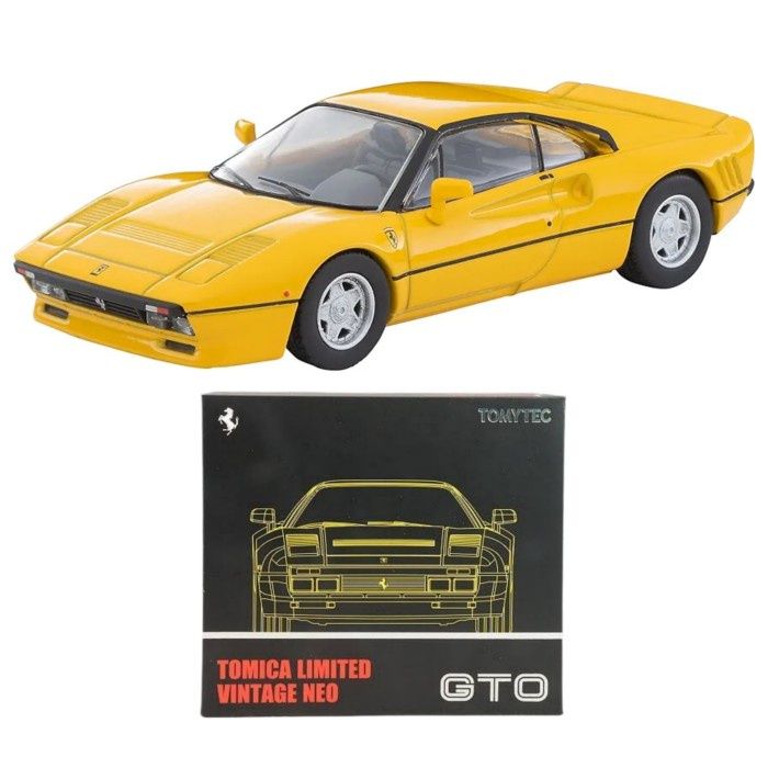 Tomica Limited Vintage Neo Ferrari GTO Yellow TLV-N TLVN | Lazada Indonesia