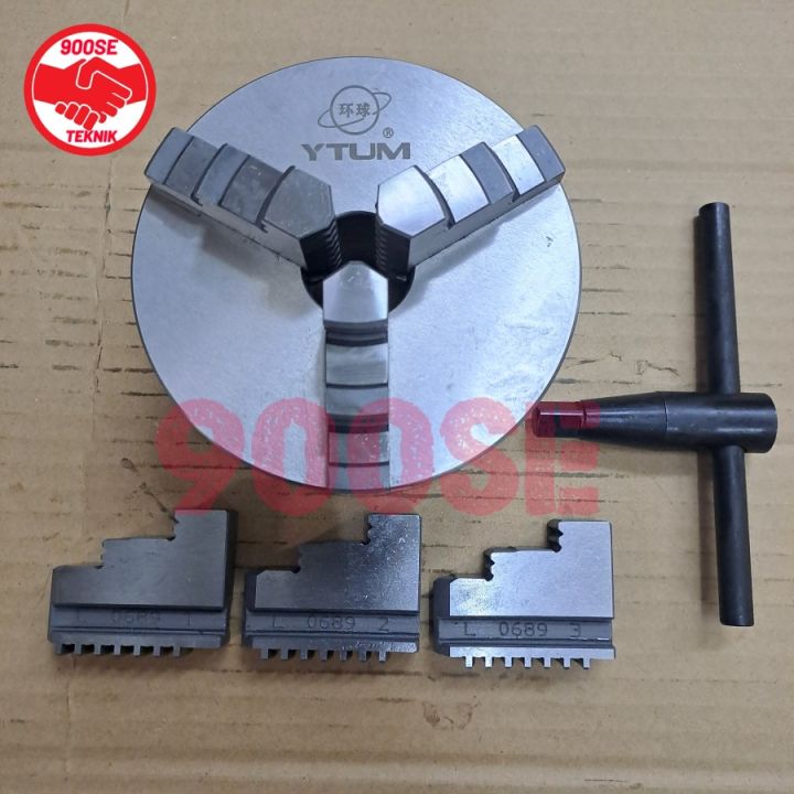 Chuck Bubut 10" 3 Jaw | Claw Bubut | Catok Kepala Bubut (BOLA DUNIA) | Lazada Indonesia