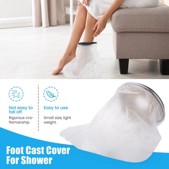 Waterproof Cast Cover Leg for Adult Ankle Shower Bath Watertight Foot ...